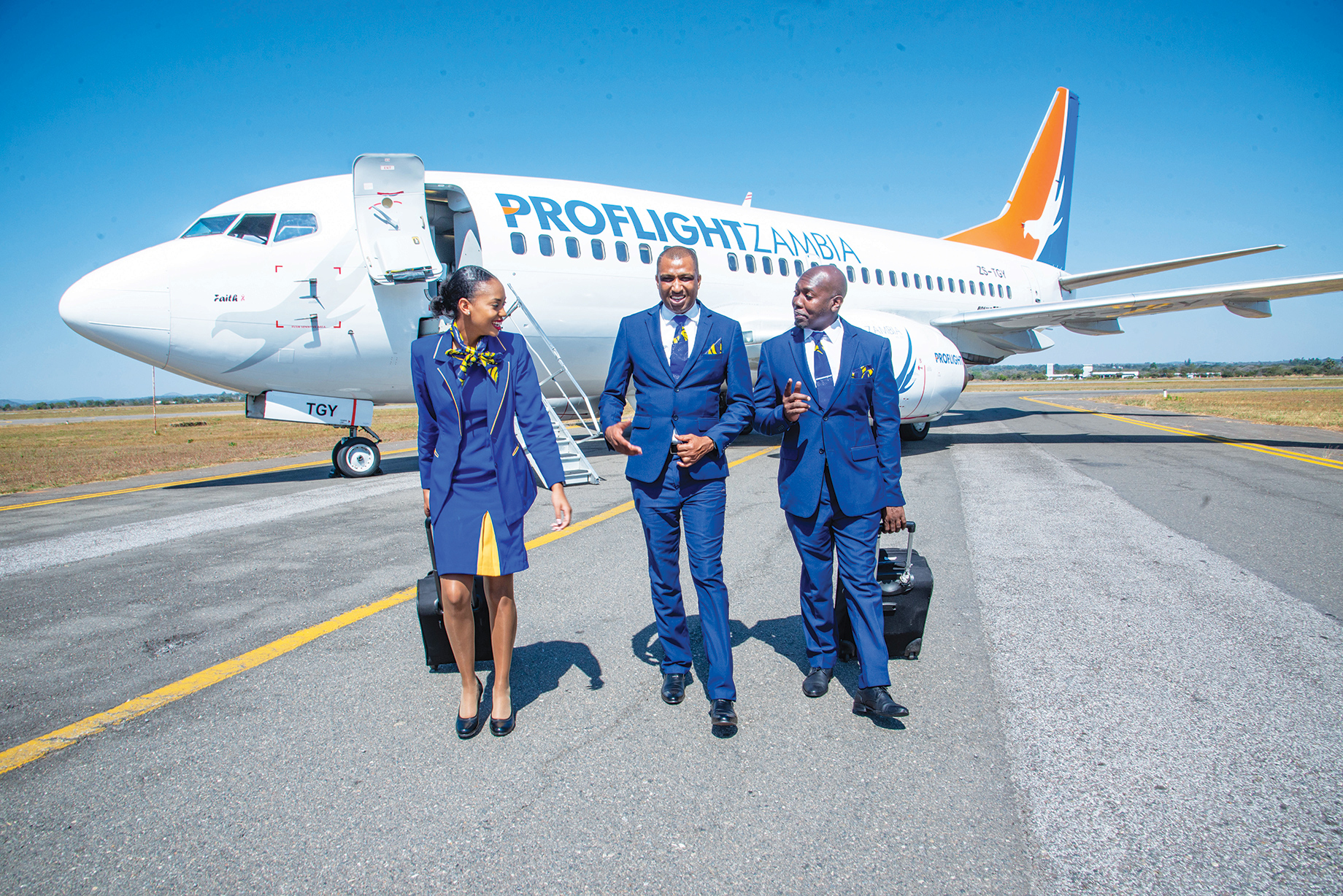 PROFLIGHT WELCOMES THE FIRST BOEING 737 AIRCRAFT - Nkwazi Magazine PROFLIGHT WELCOMES THE FIRST BOEING 737 AIRCRAFT - Nkwazi Magazine